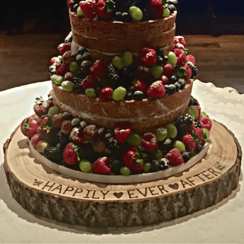 Handmade Wooden Personalised Cake Board | Wooden You Love